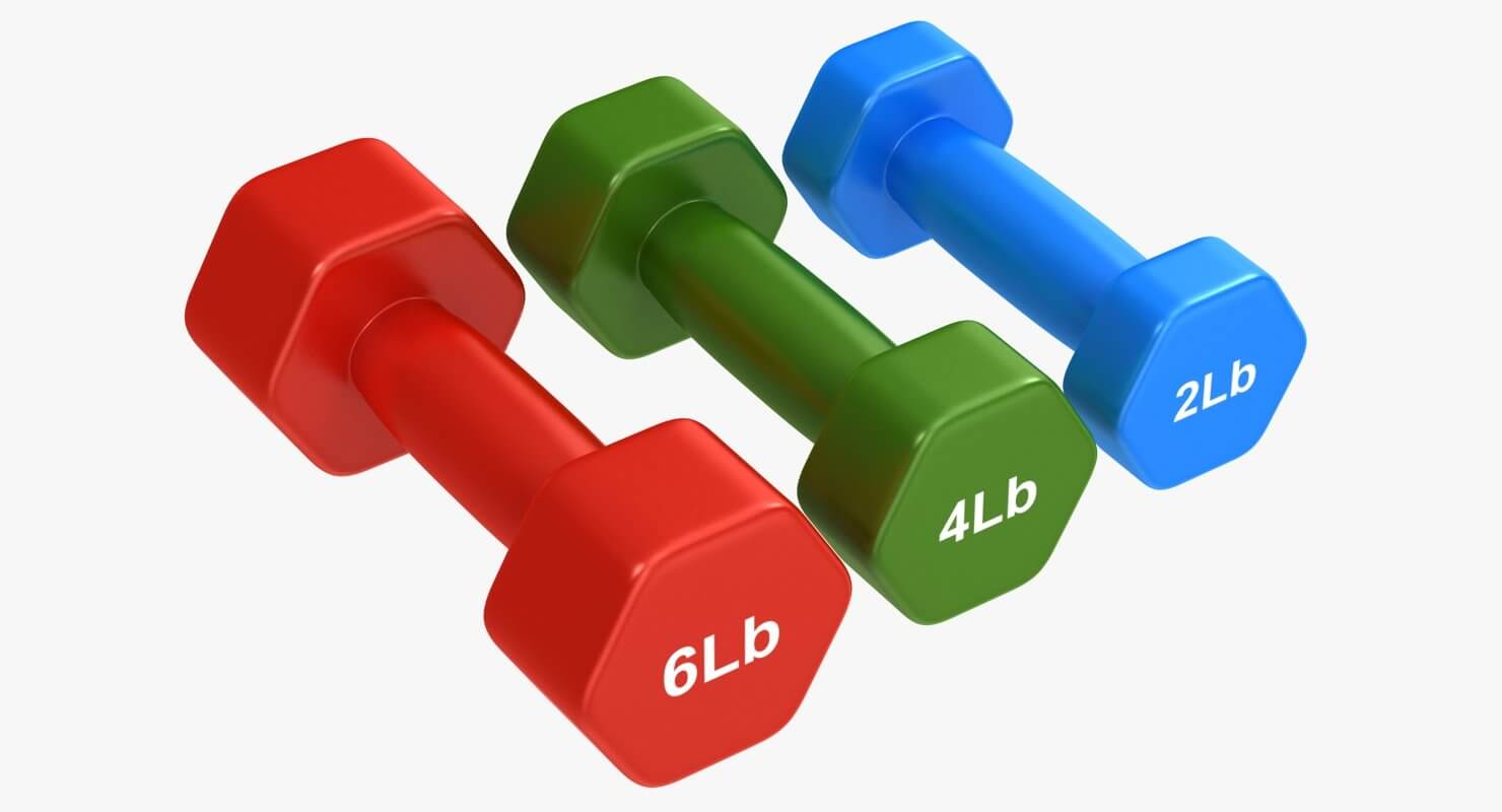 Dumbbell Set - 3D Model by hdpoly