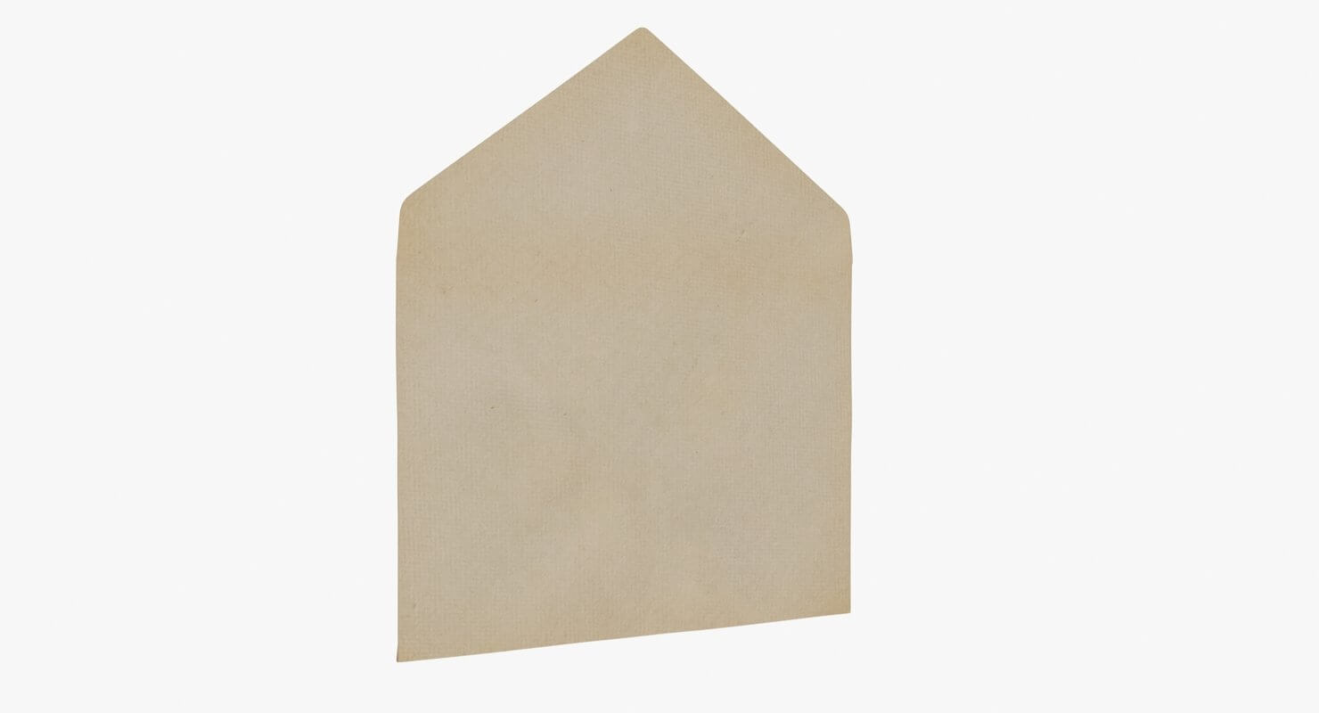 Envelope - Opened 3D Model by hdpoly