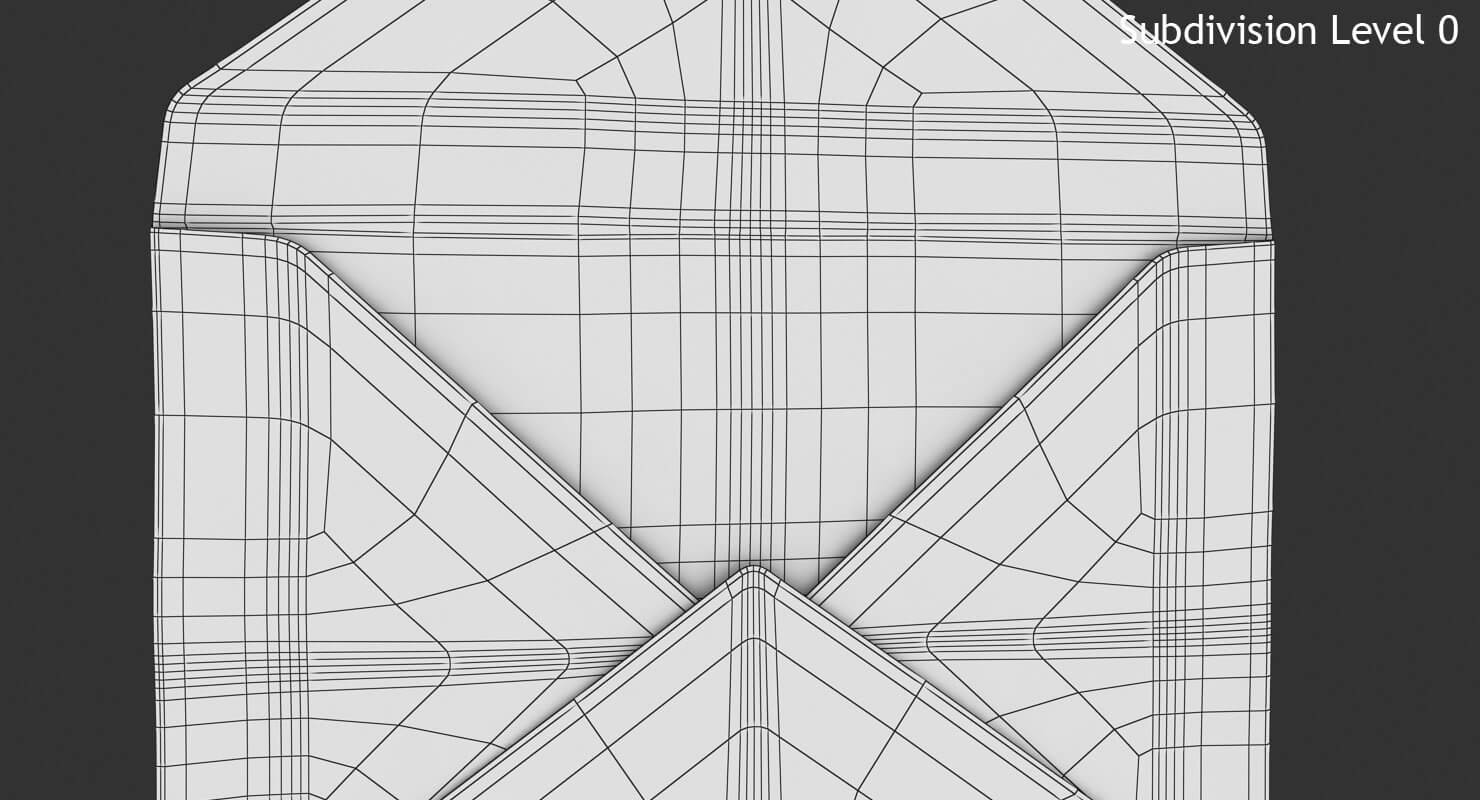 Envelope - Opened 3D Model by hdpoly