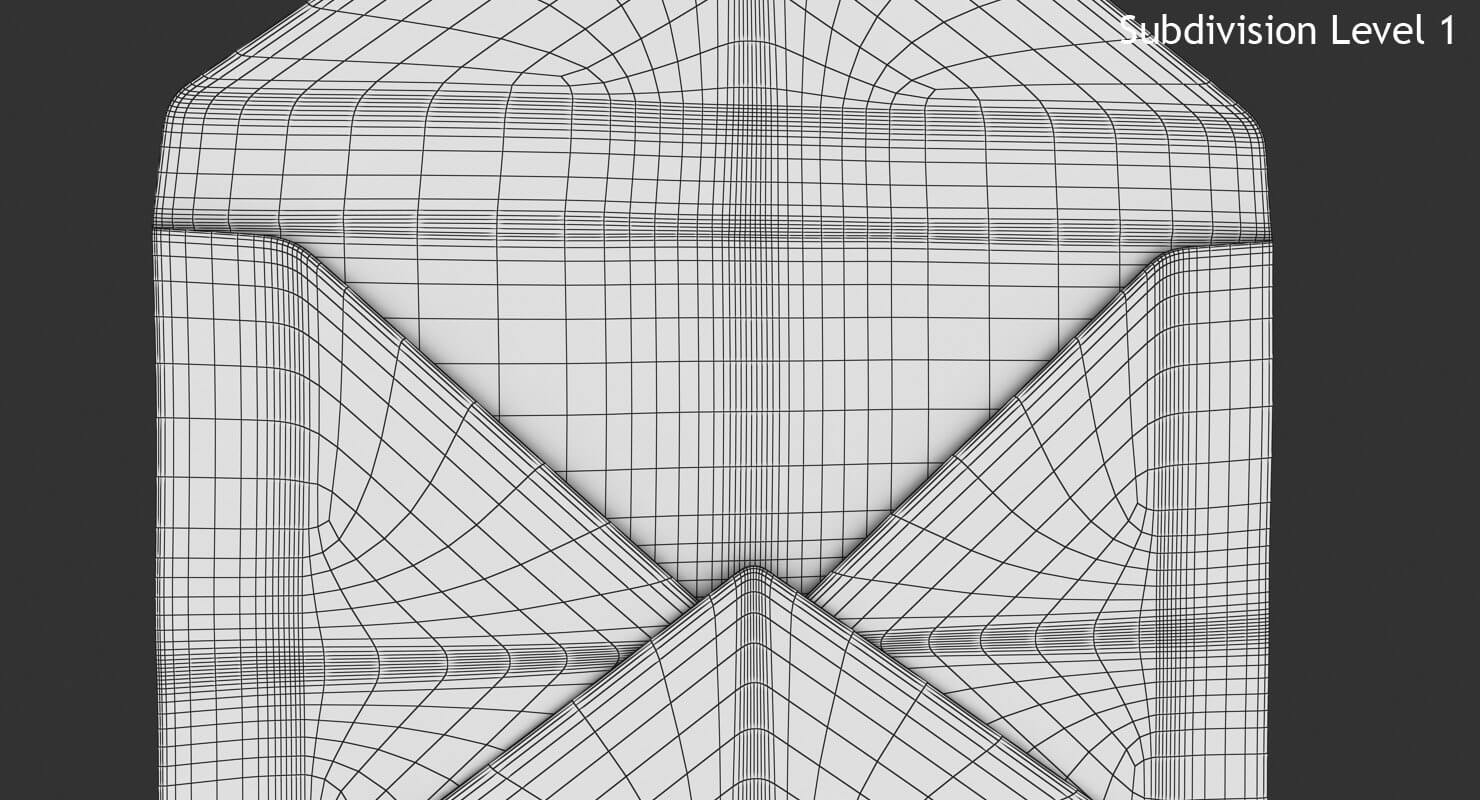 Envelope - Opened 3D Model by hdpoly