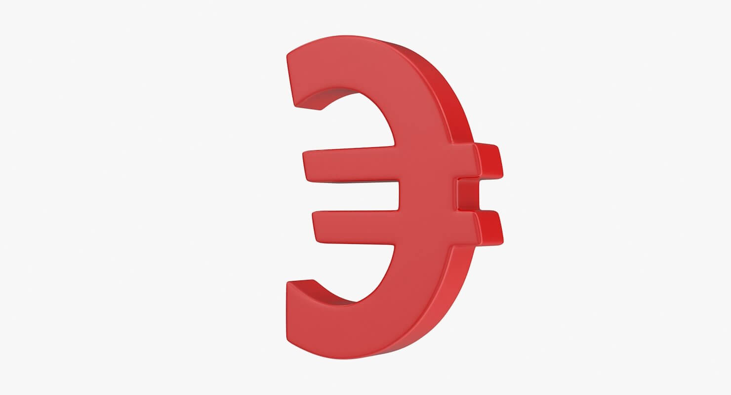 Euro Sign - 3D Model by hdpoly