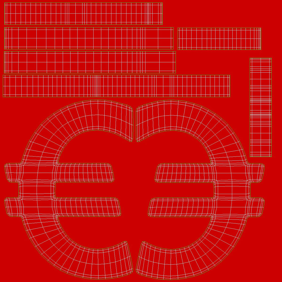 Euro Sign - 3D Model by hdpoly