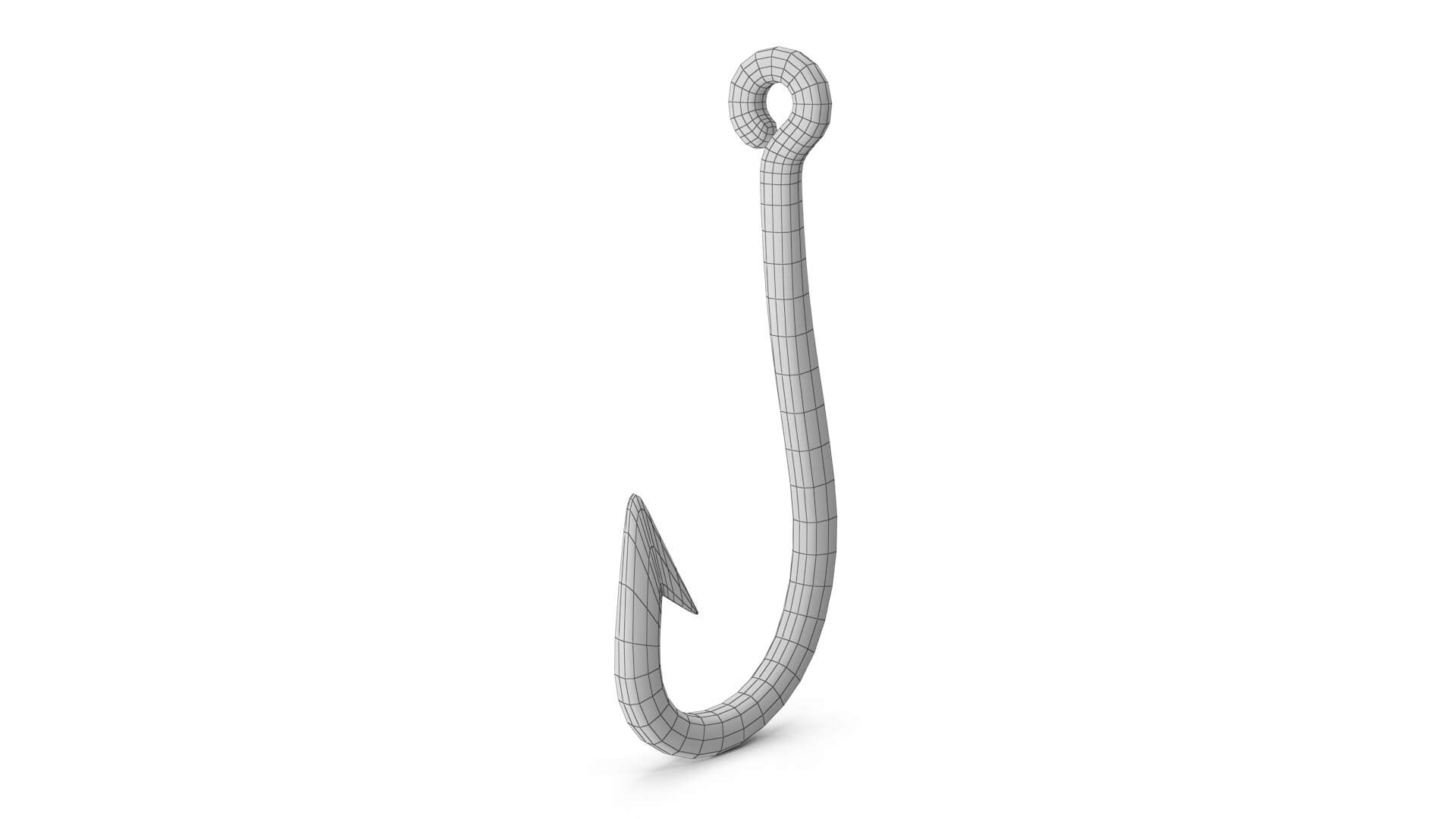 Fishing Hook - 3D Model by hdpoly