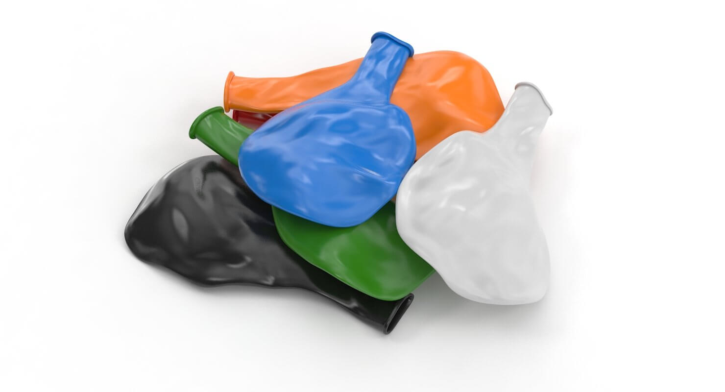 Flat Balloon - 3D Model by hdpoly