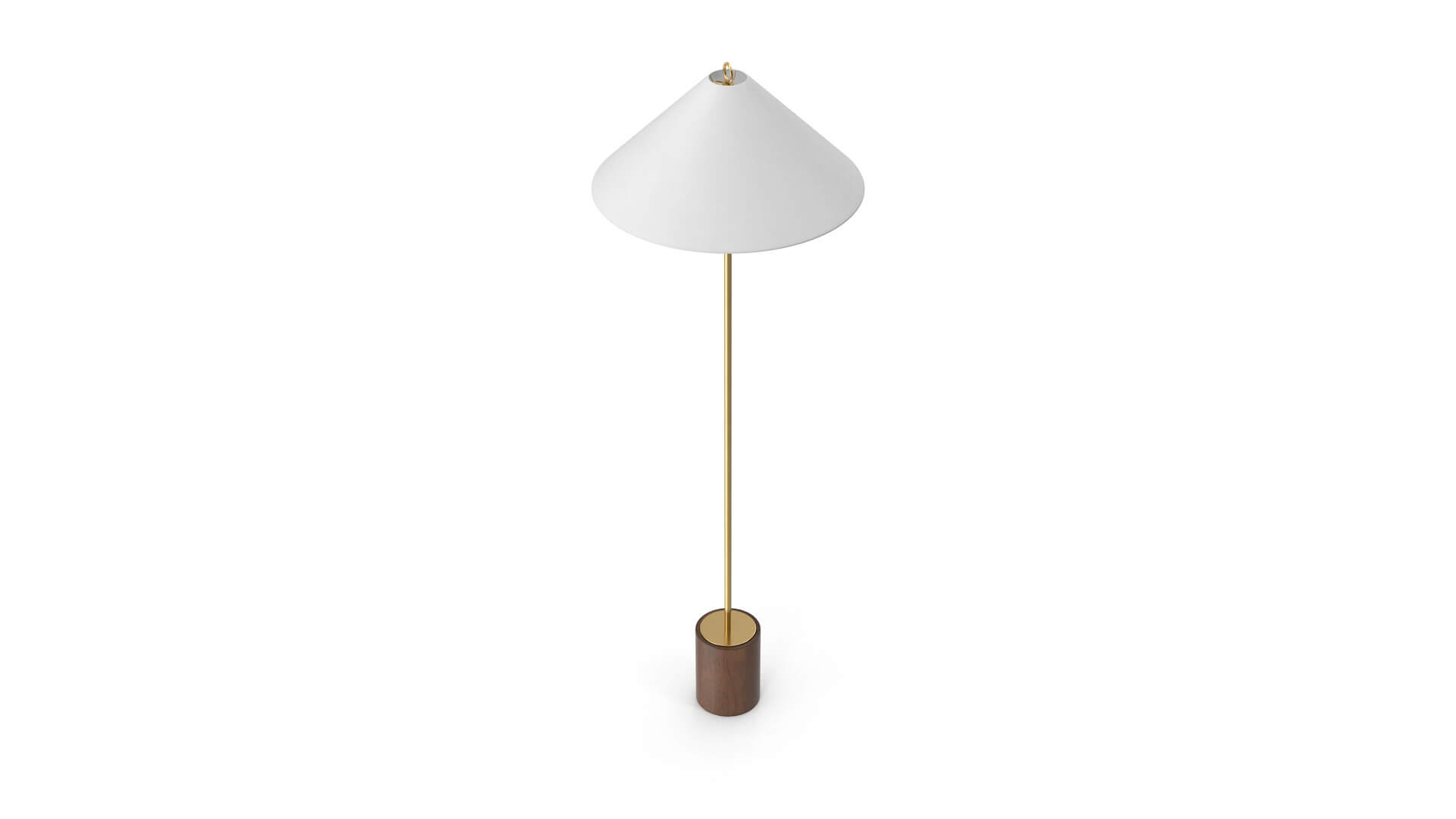 White Floor Lamp - 3D Model by hdpoly