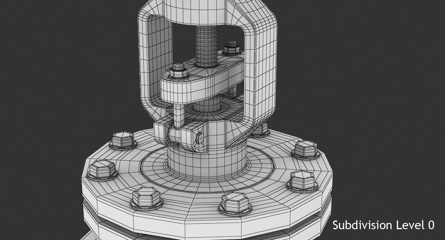 Gate Valve - 3D Model by hdpoly