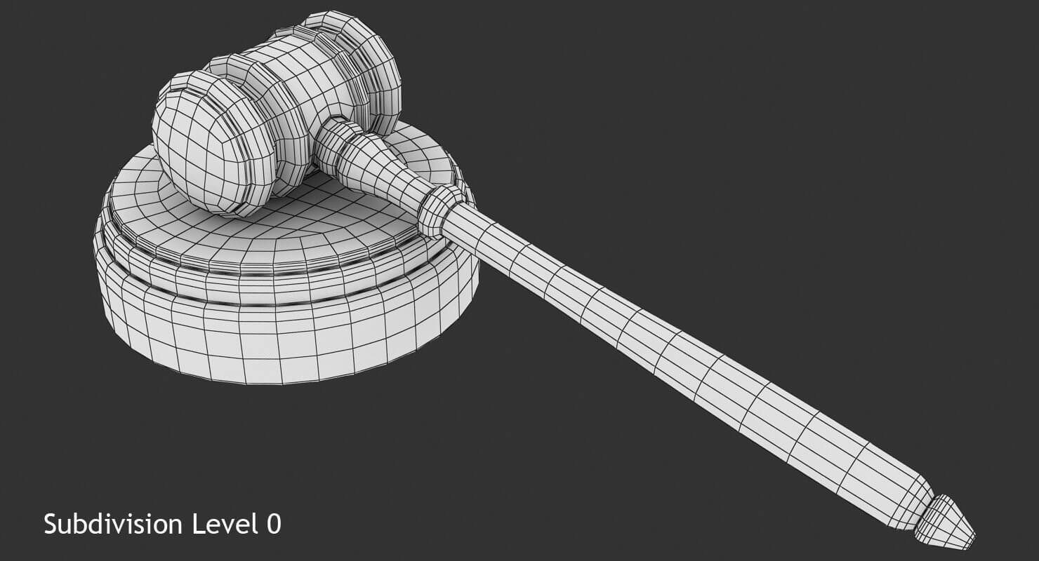 Gavel - 3D Model by hdpoly