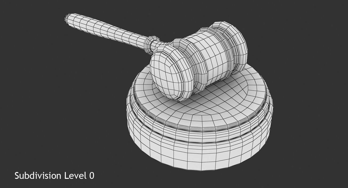Gavel - 3D Model by hdpoly