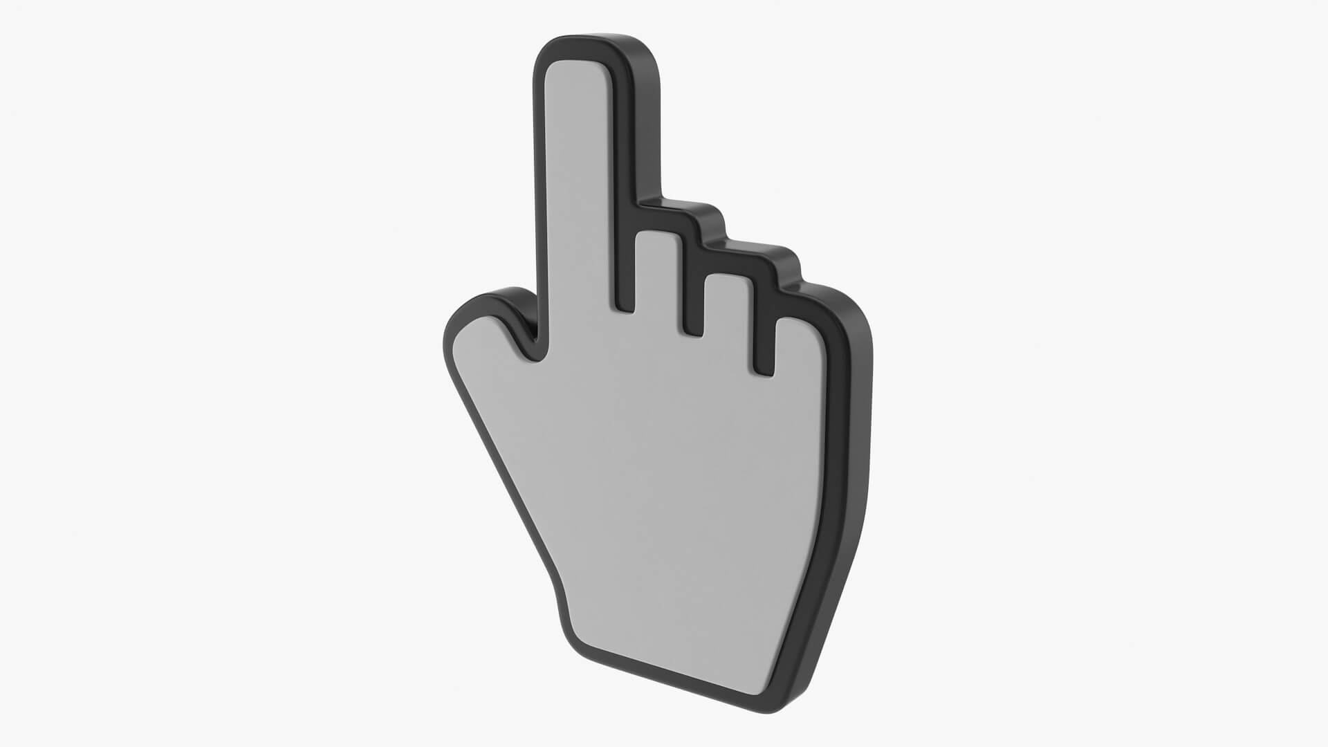 Hand Cursor v2 - 3D Model by hdpoly