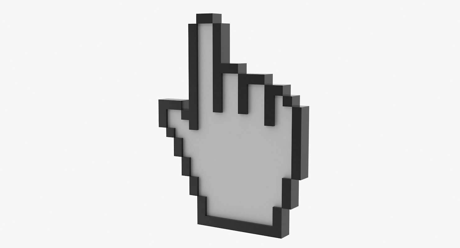 Hand Cursor - 3D Model by hdpoly