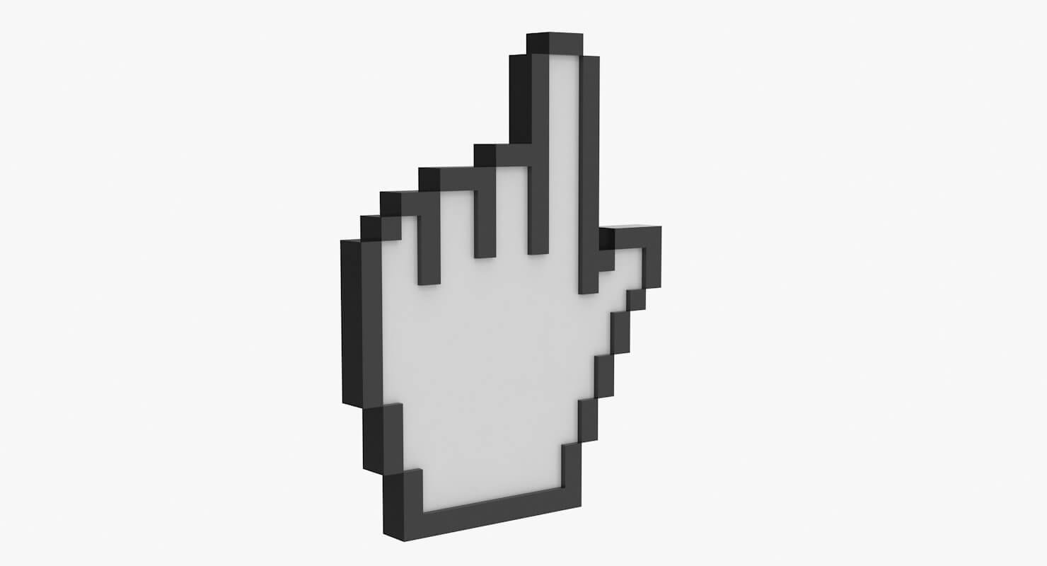 Hand Cursor - 3D Model by hdpoly