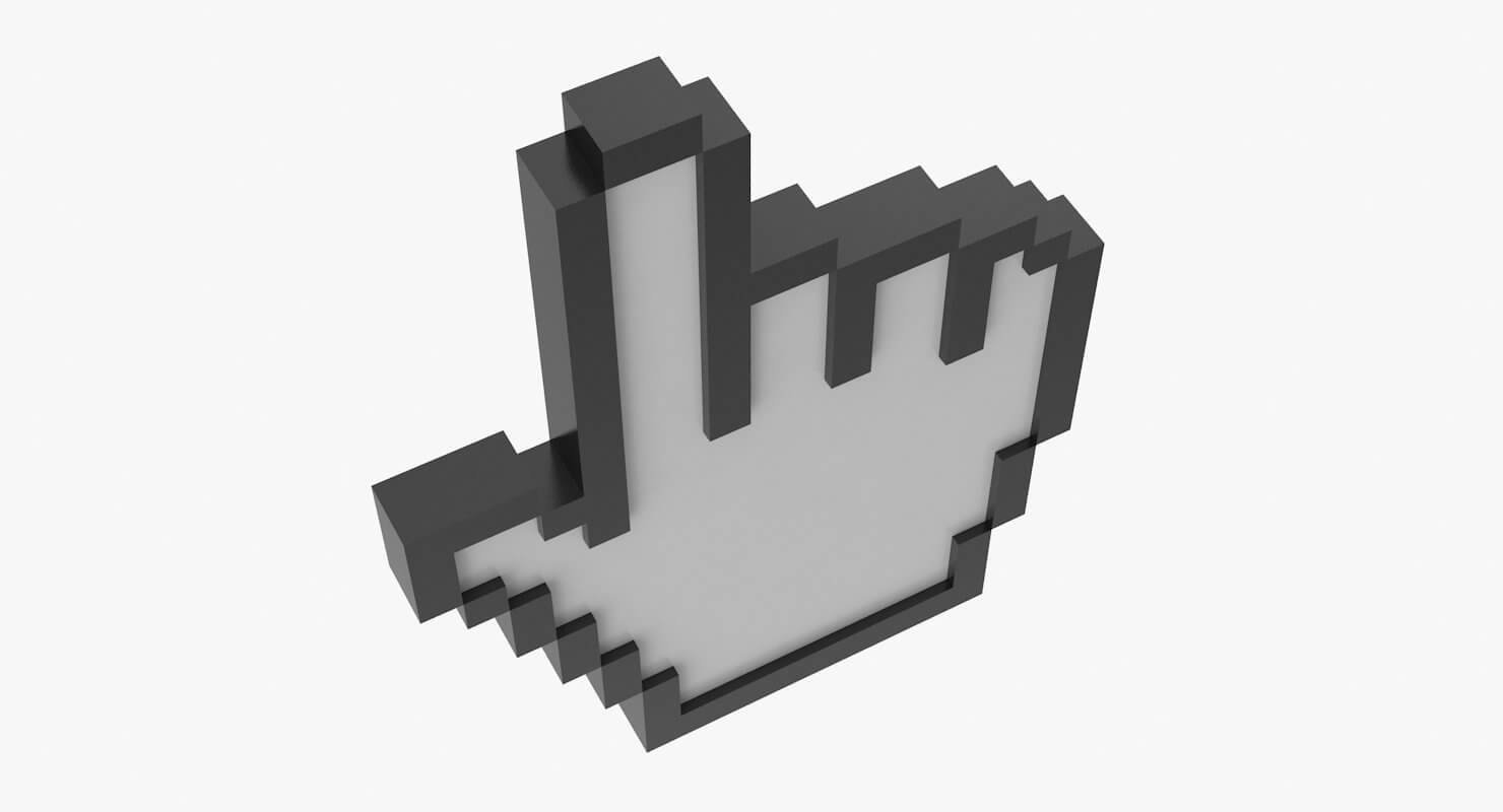Hand Cursor - 3D Model by hdpoly