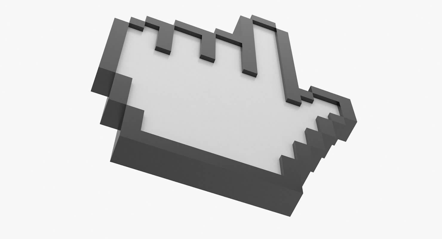 Hand Cursor - 3D Model by hdpoly