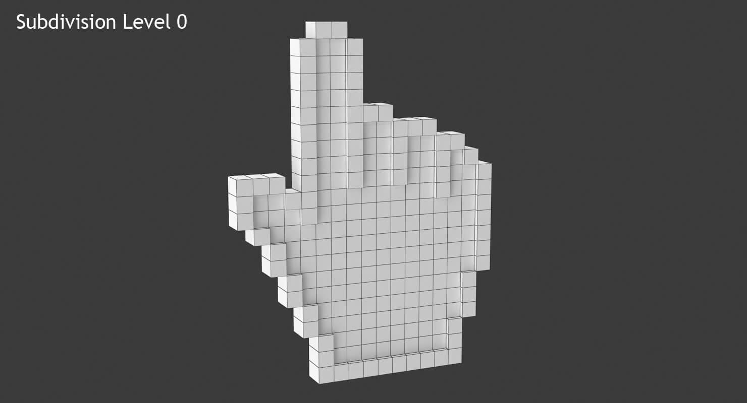 Hand Cursor - 3D Model by hdpoly