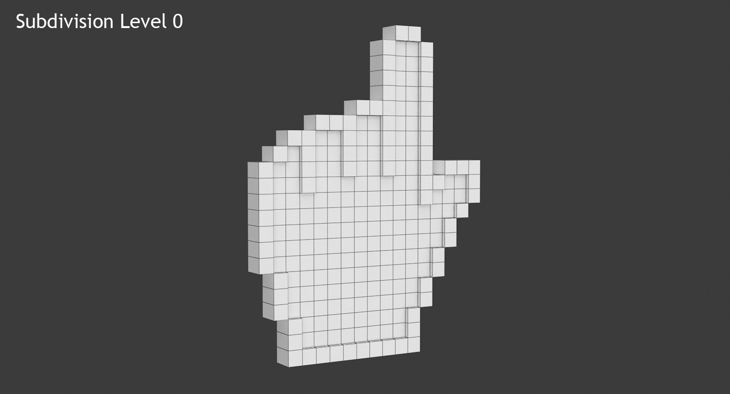 Hand Cursor - 3D Model by hdpoly