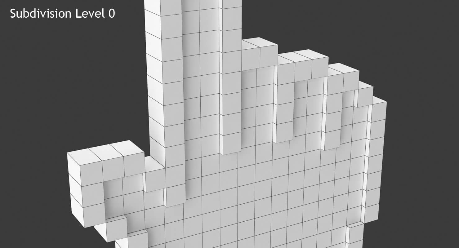 Hand Cursor - 3D Model by hdpoly