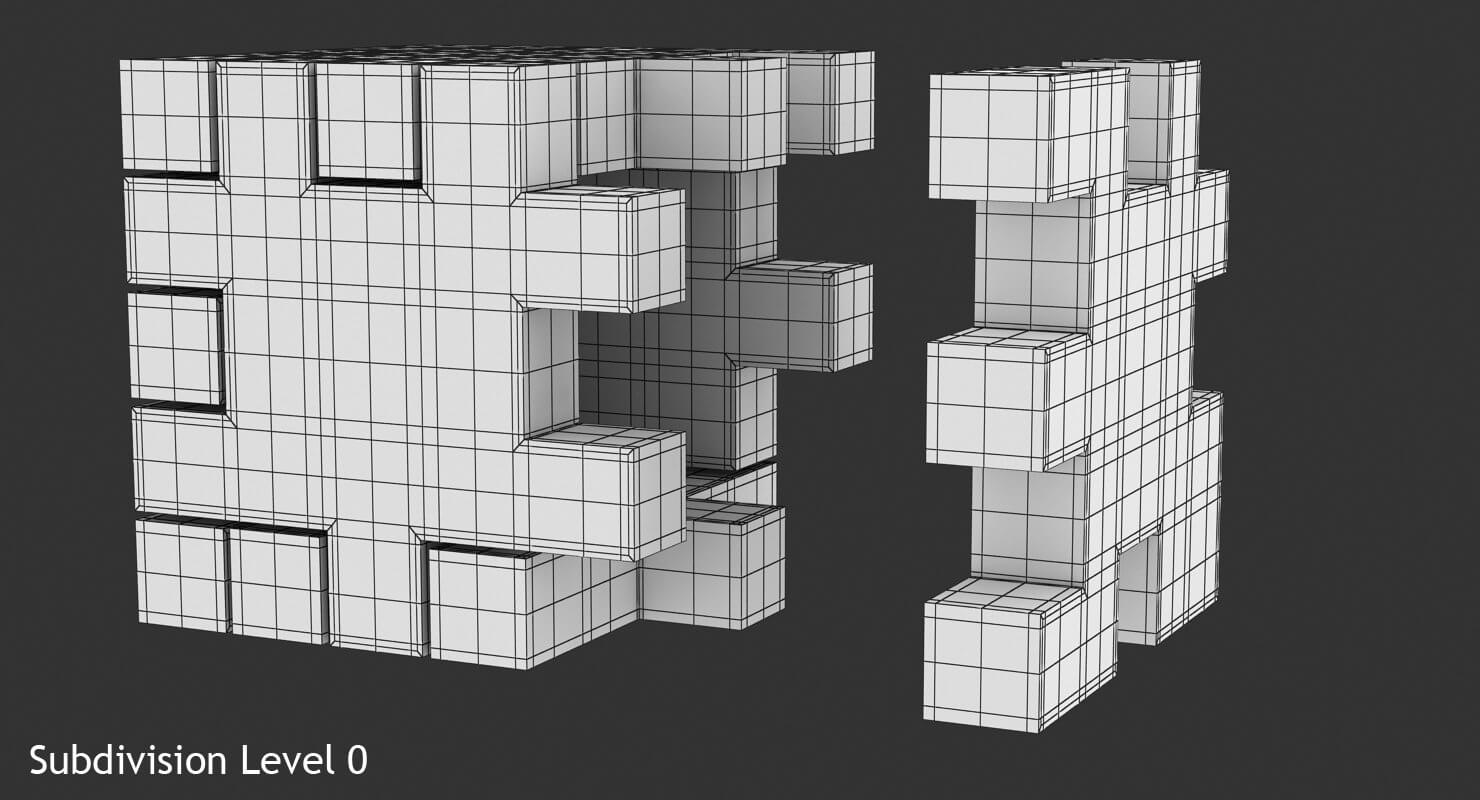 Happy Cube - 3D Model by hdpoly