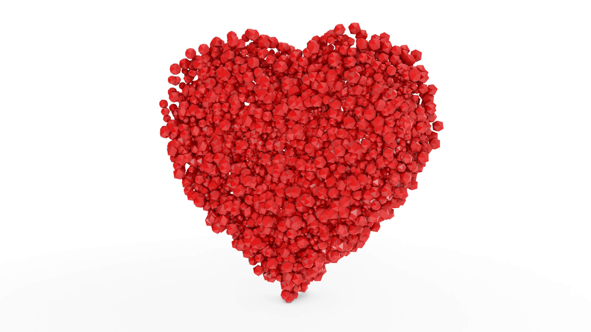 Heart Gems Symbol - 3D Model by hdpoly