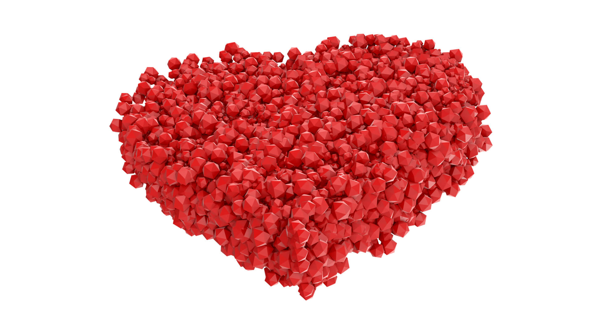 Heart Gems Symbol - 3D Model by hdpoly