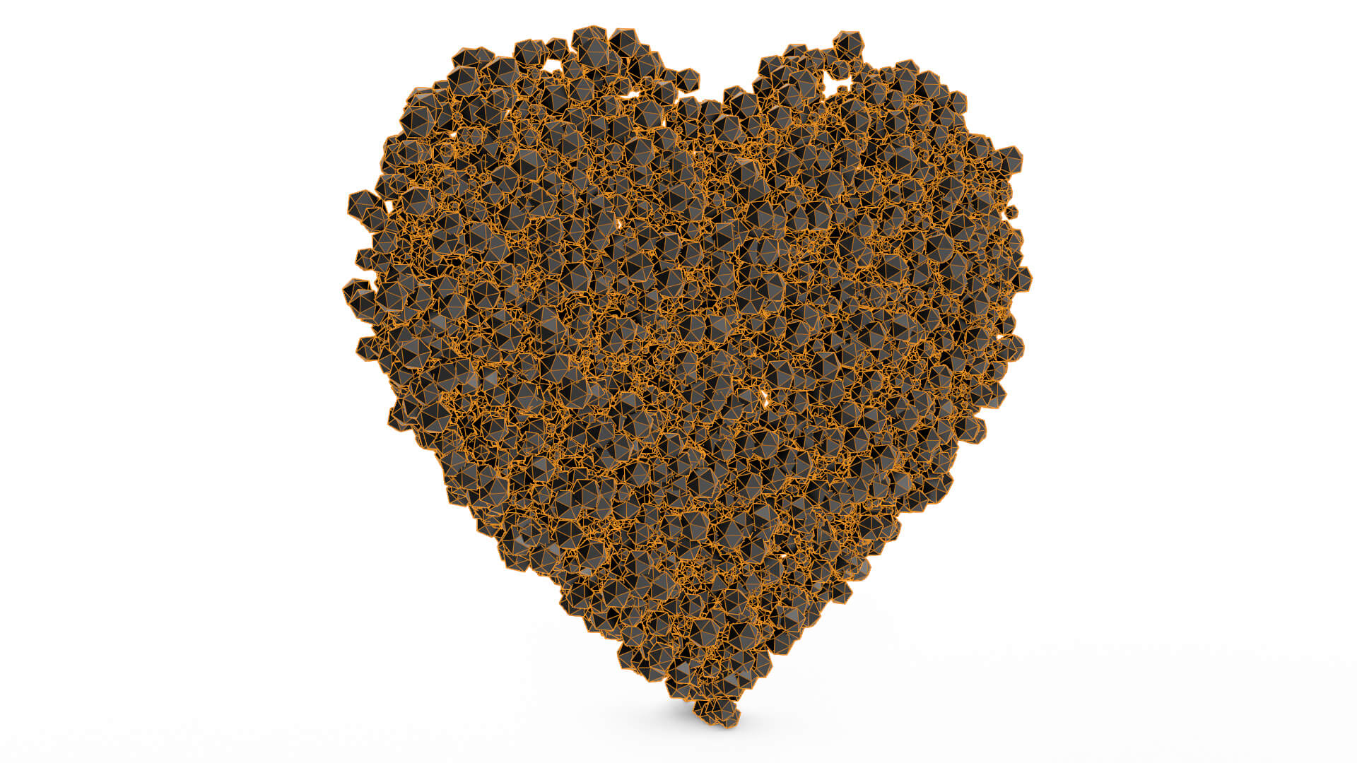 Heart Gems Symbol - 3D Model by hdpoly