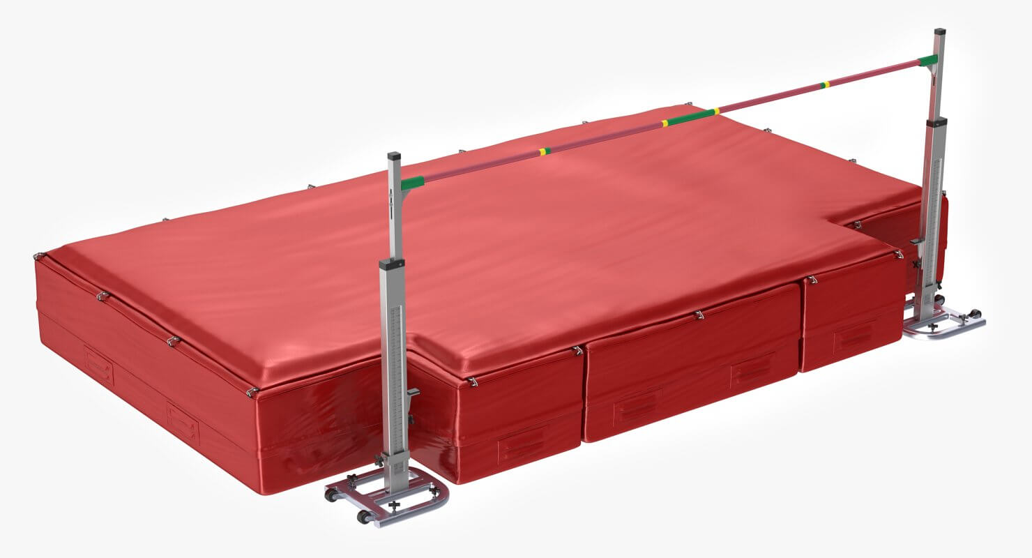 High Jump Mat - 3D Model by hdpoly