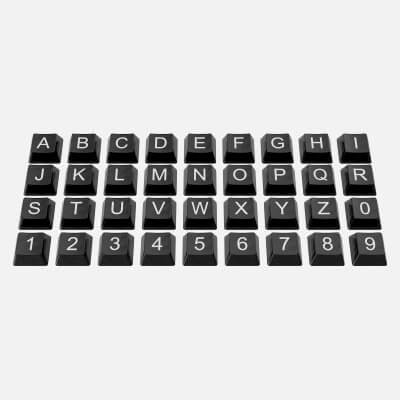 Keyboard Button Set - 3D Model by hdpoly