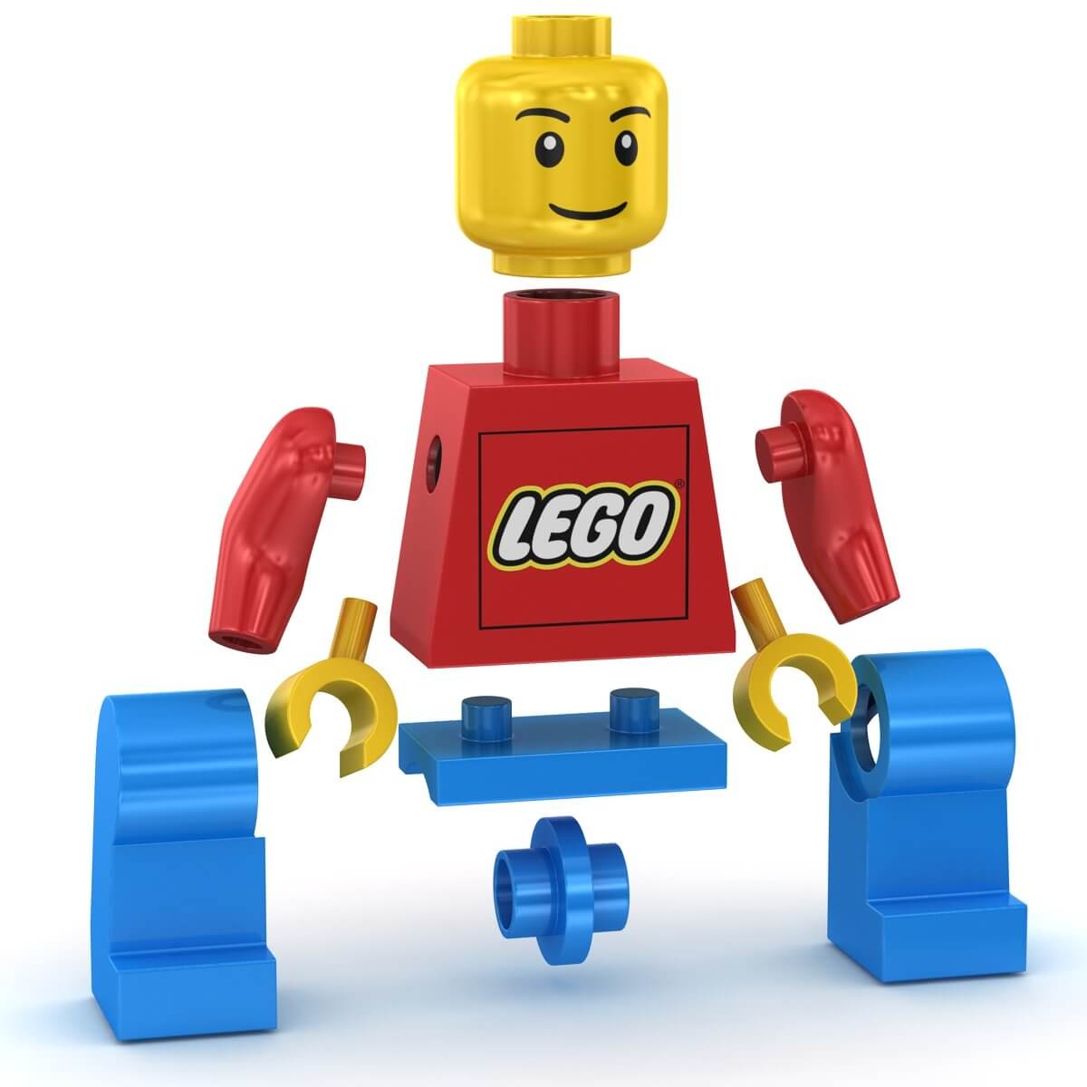 Lego Man - 3D Model by hdpoly