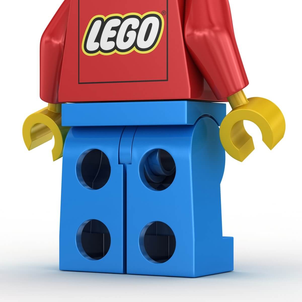 Lego Man - 3D Model by hdpoly