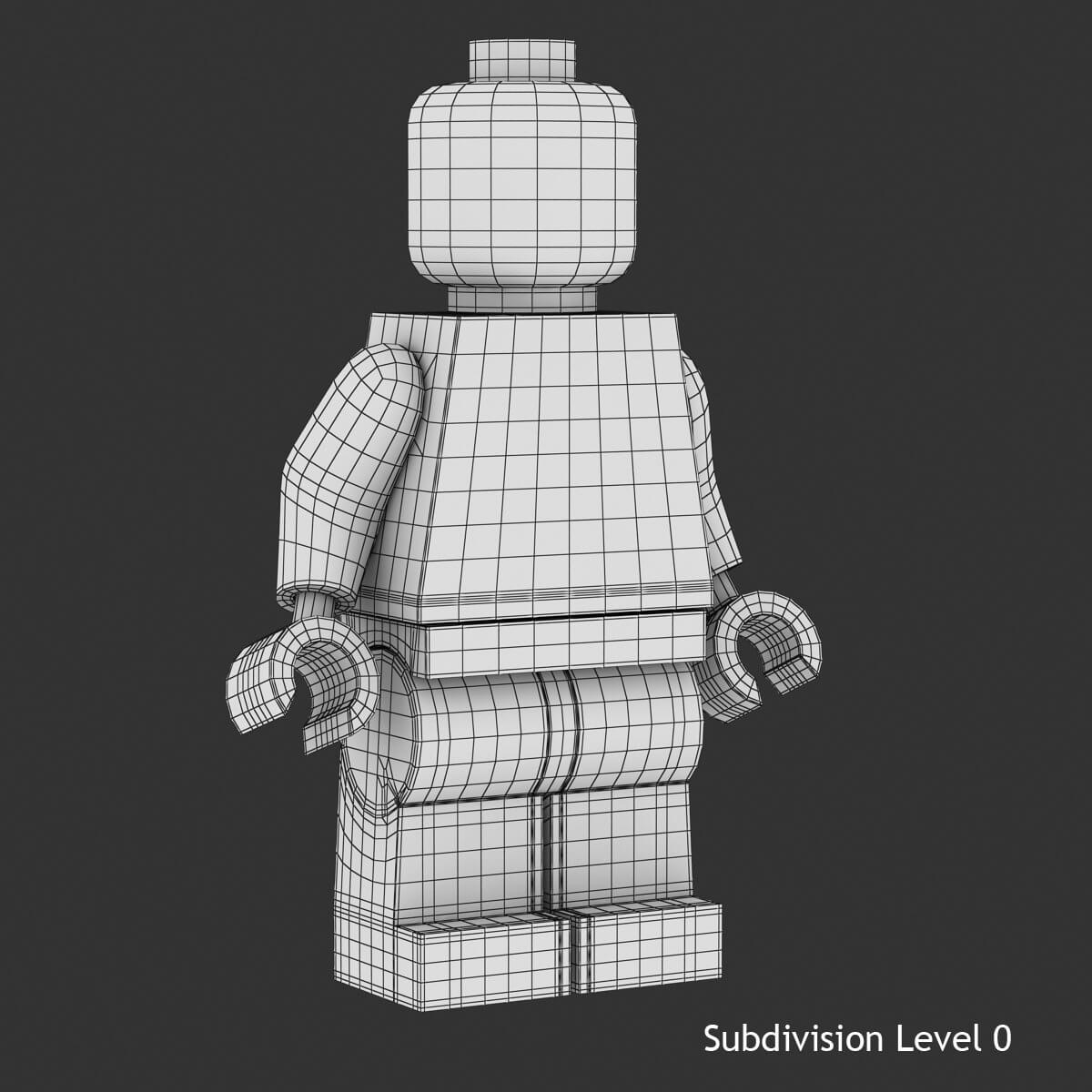 Lego Man - 3D Model by hdpoly
