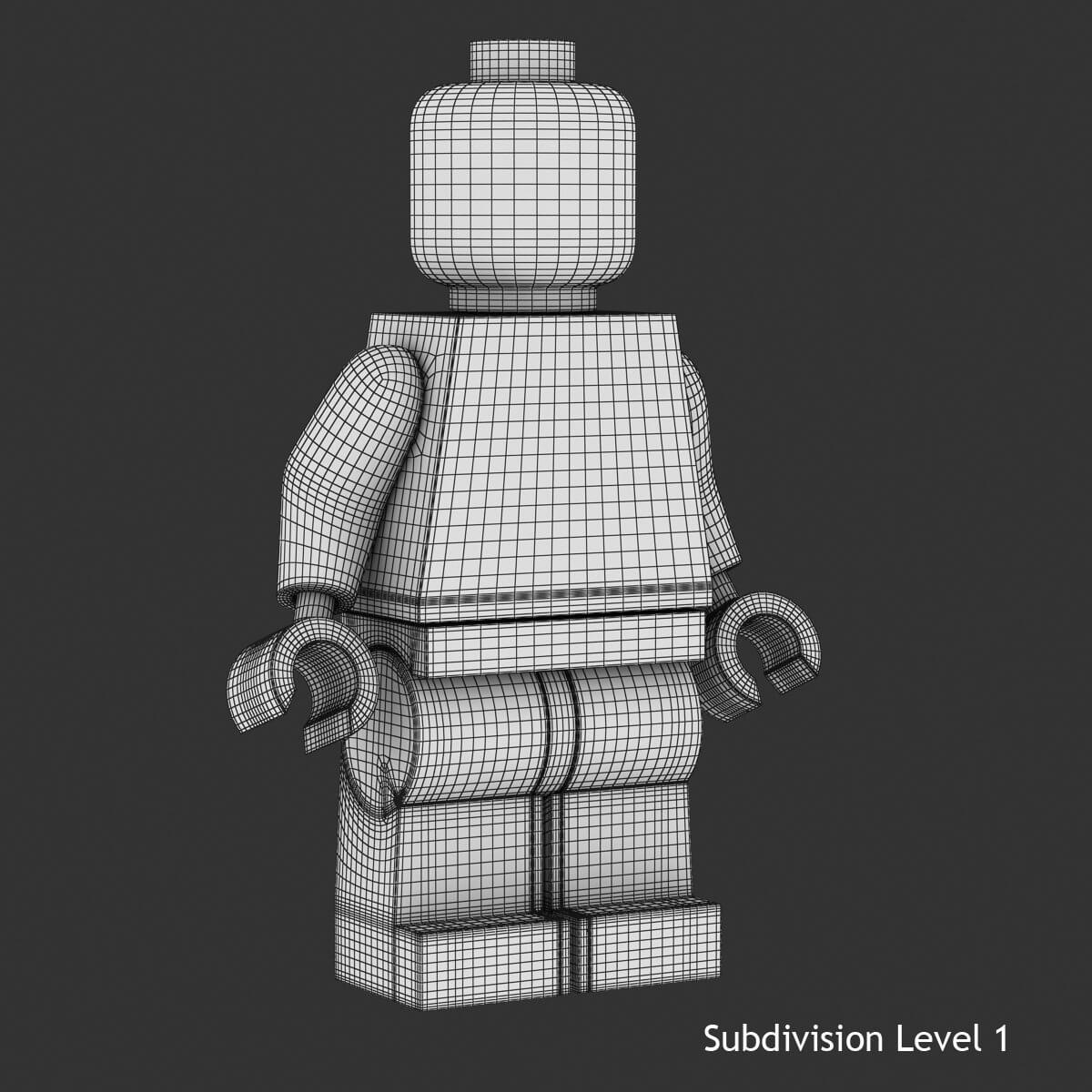 Lego Man - 3D Model by hdpoly