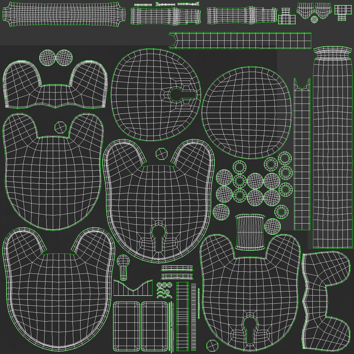 Old Lock and Key - 3D Model by hdpoly