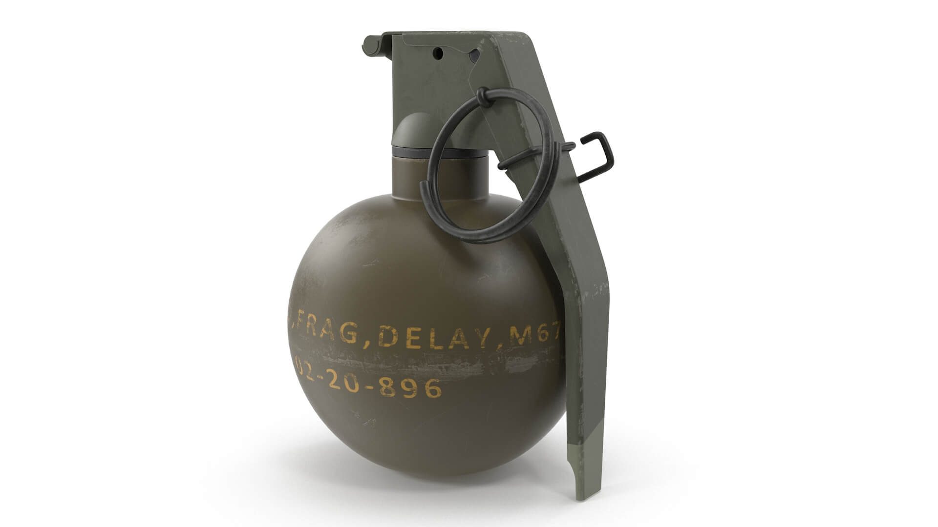 M67 Hand Grenade - 3D Model by hdpoly