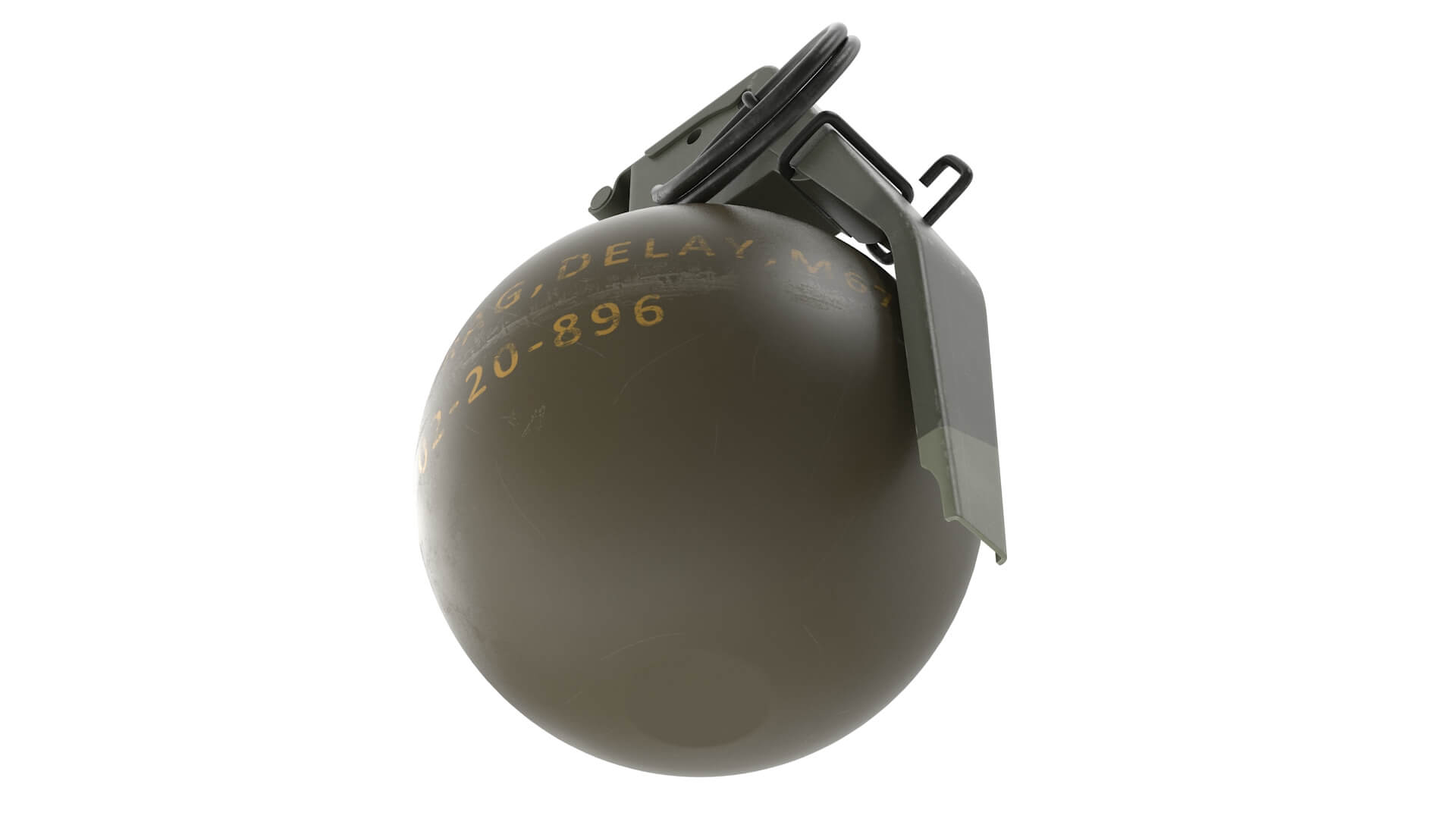 M67 Hand Grenade - 3D Model by hdpoly
