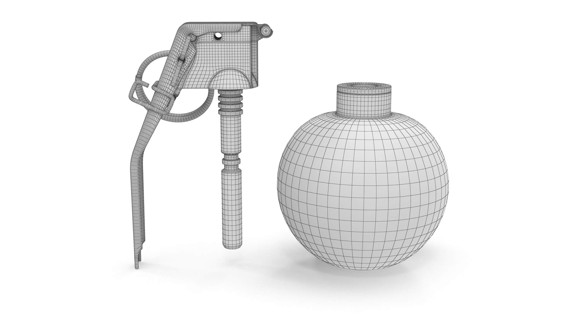 M67 Hand Grenade - 3D Model by hdpoly