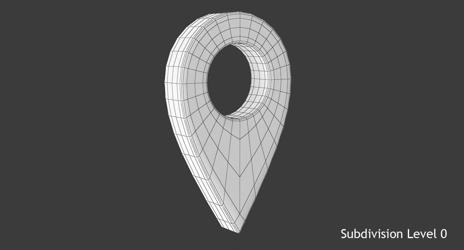 Map Pointer - 3D Model by hdpoly