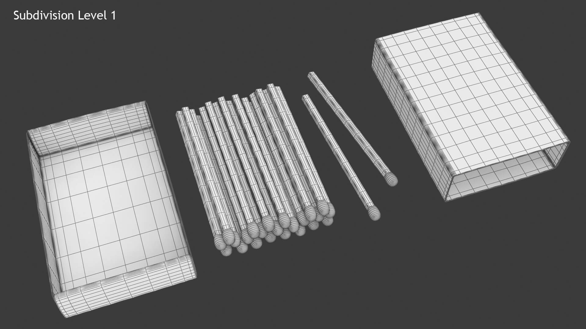 Matchbox - 3D Model by hdpoly