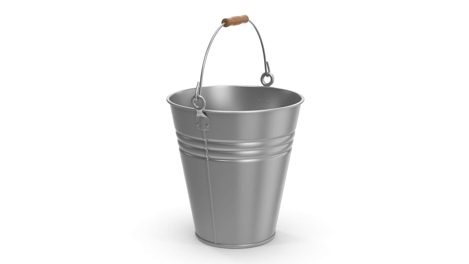 Metal Bucket - 3D Model by hdpoly