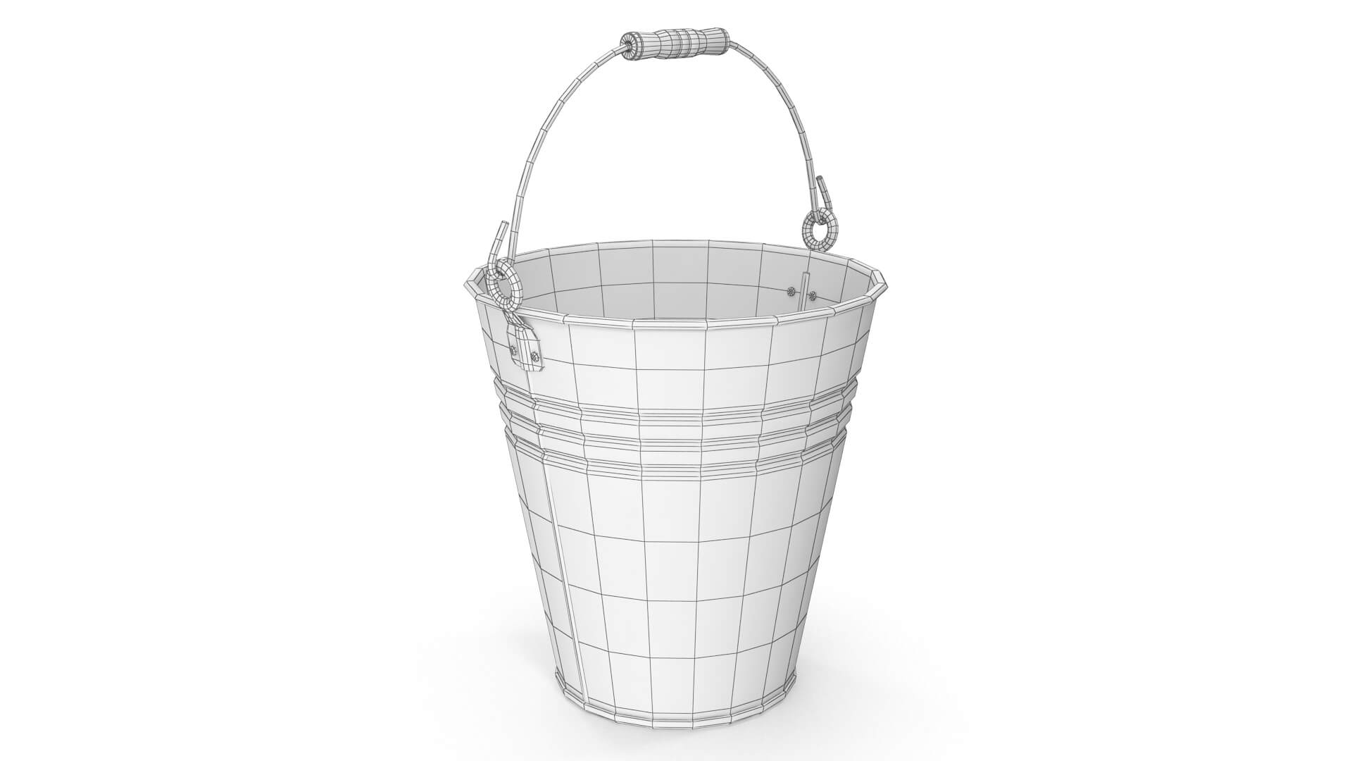 Metal Bucket - 3D Model by hdpoly
