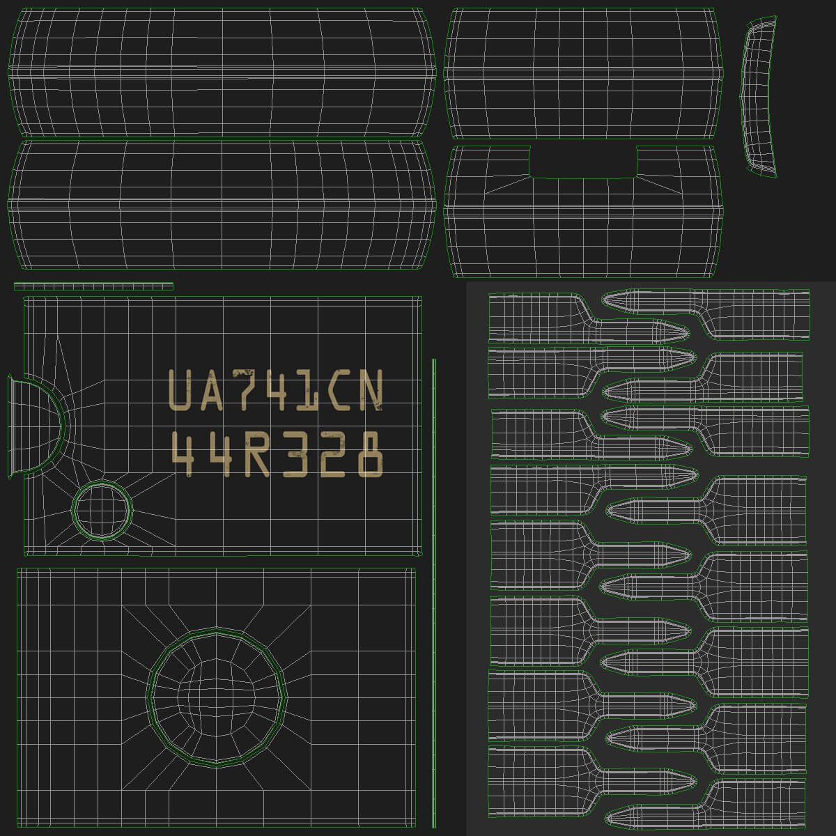 Microchip Small - 3D Model by hdpoly