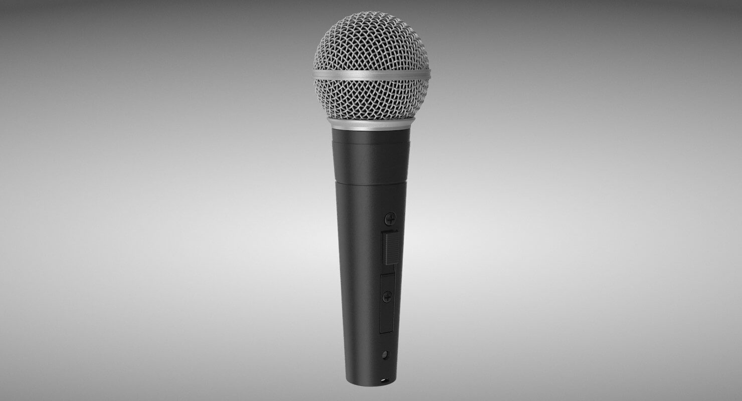 Microphone - SM58 3D Model by hdpoly