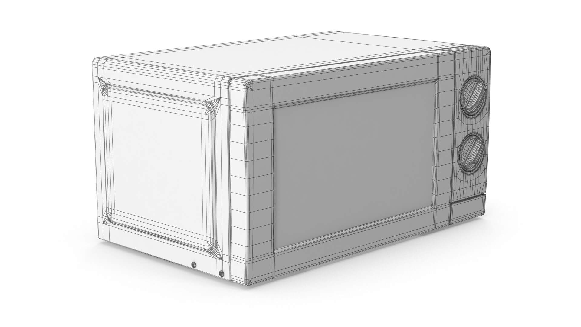 Microwave Oven - 3D Model by hdpoly