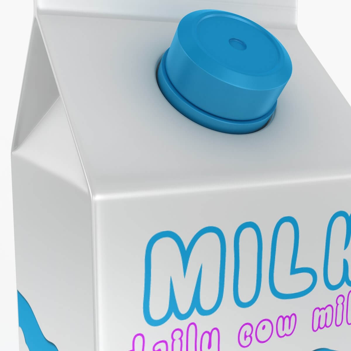 Milk Box - 3D Model by hdpoly