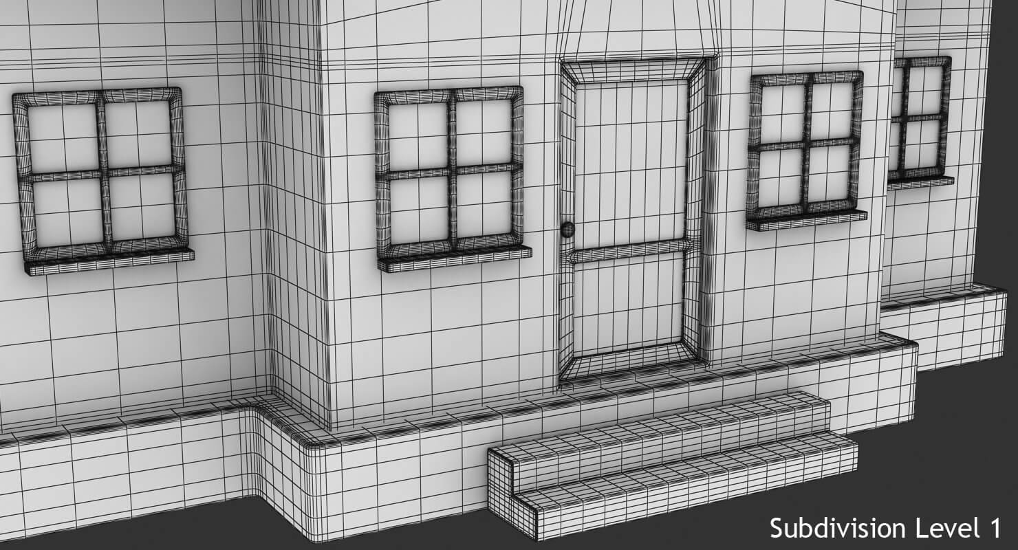 Mini House - 3D Model by hdpoly