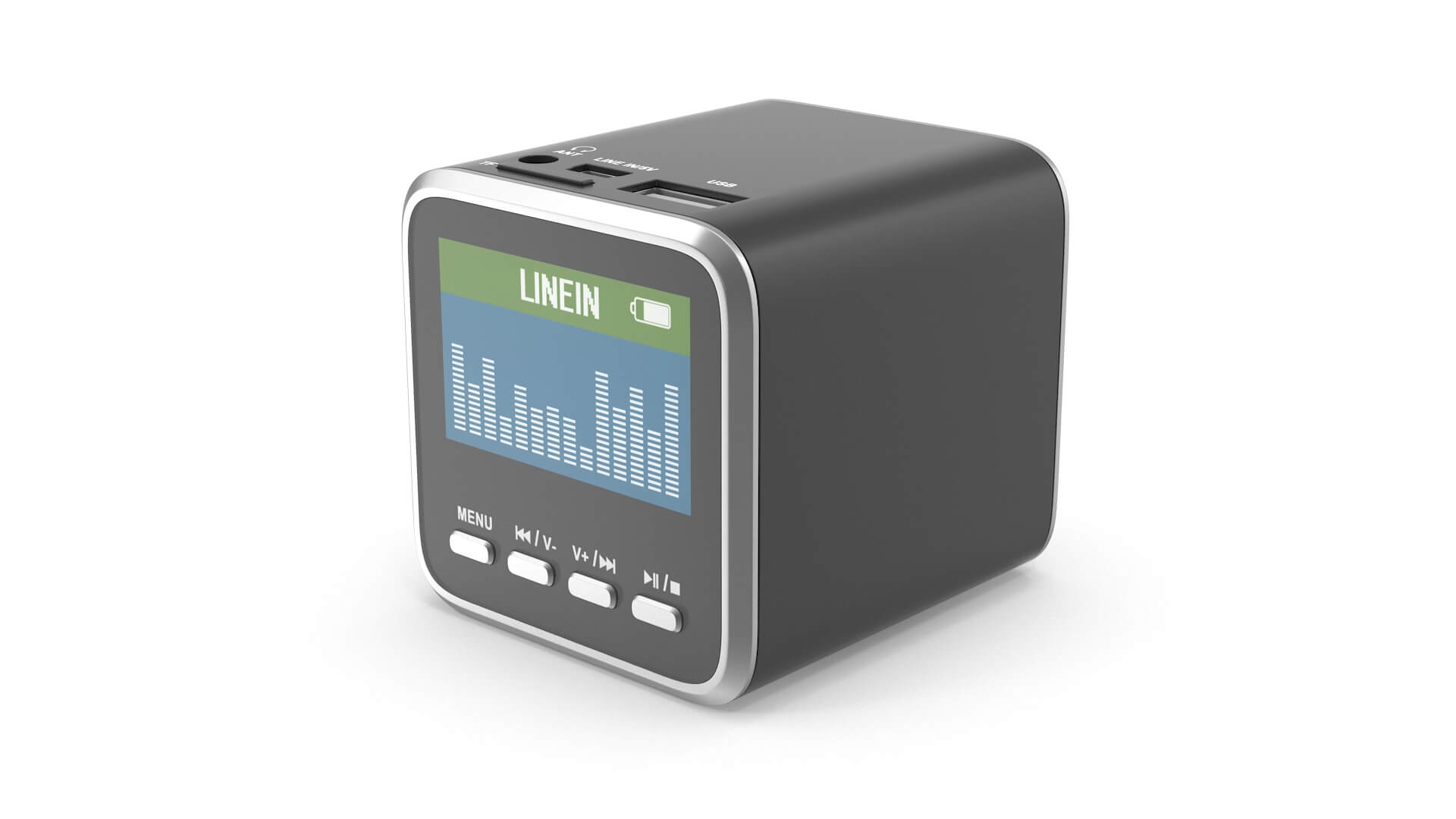 Black MP3 Player - 3D Model by hdpoly