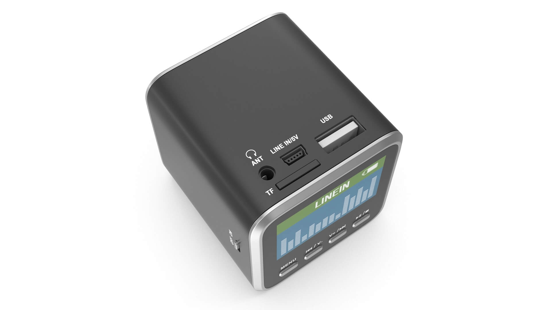 Black MP3 Player - 3D Model by hdpoly