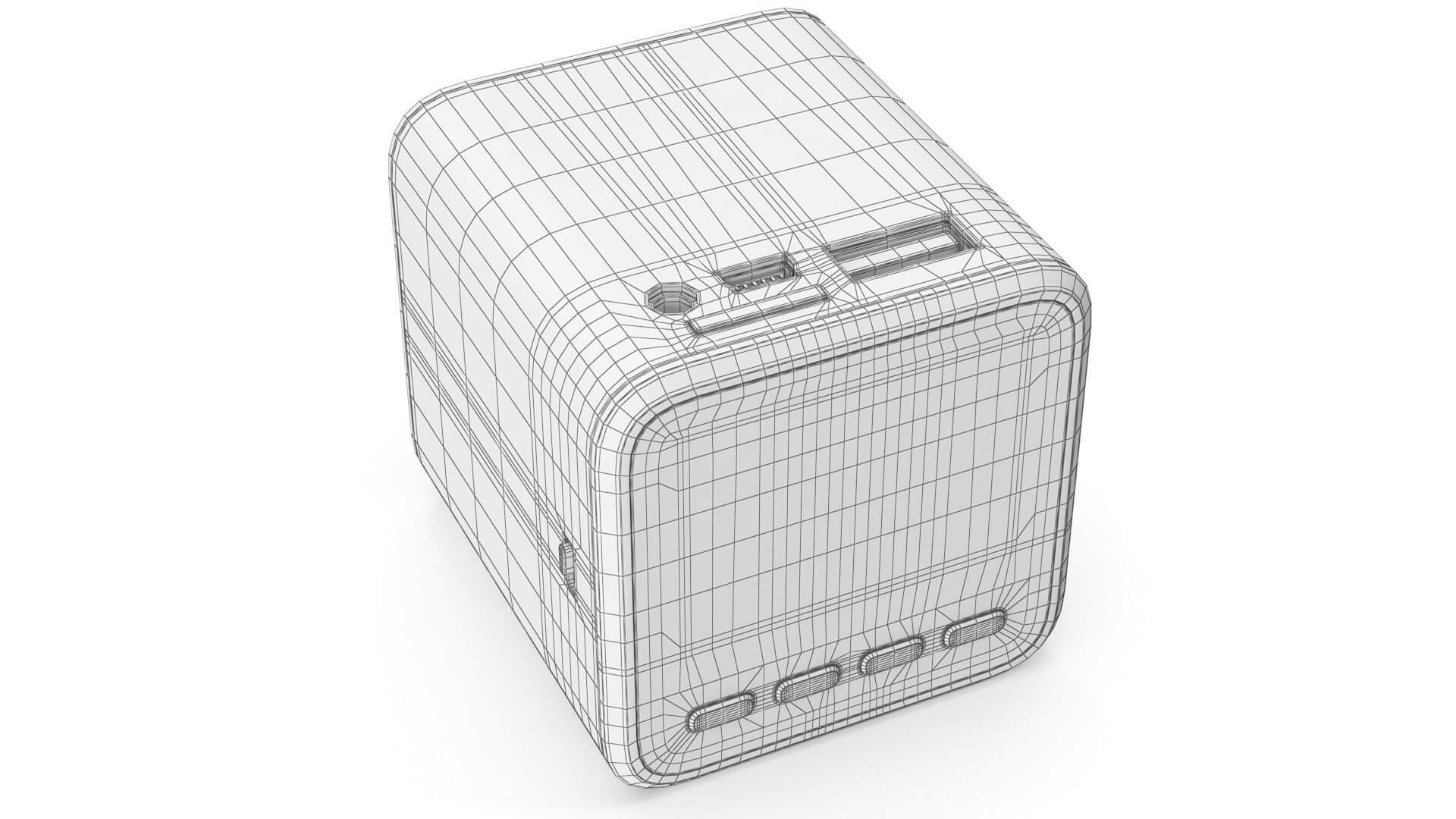 Black MP3 Player - 3D Model by hdpoly