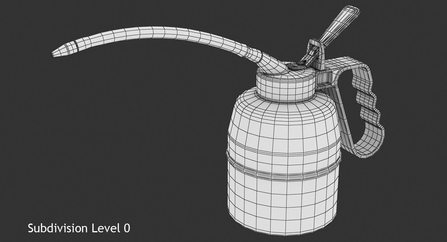 Oil Can - 3D Model by hdpoly