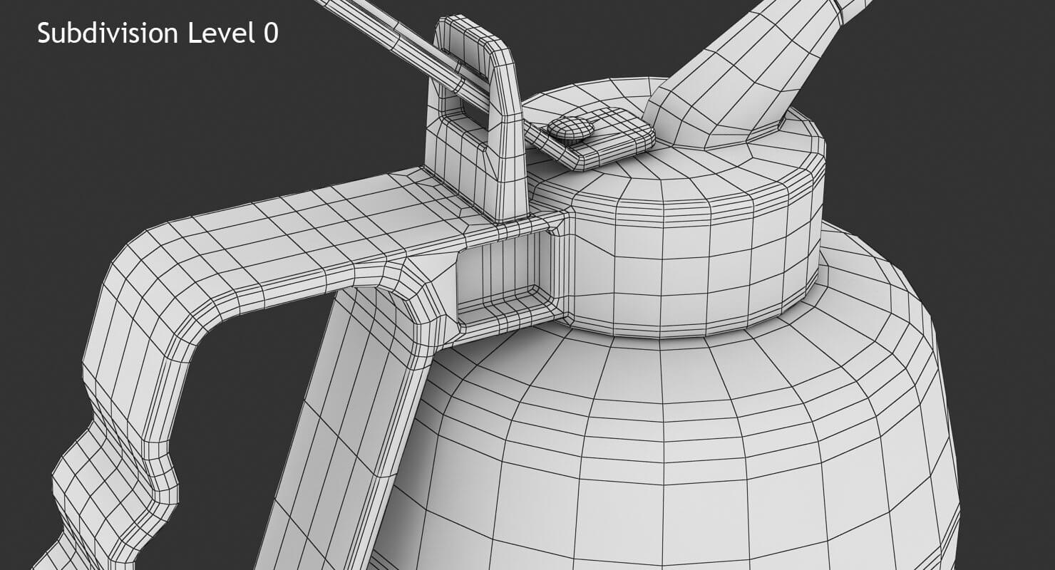 Oil Can - 3D Model by hdpoly