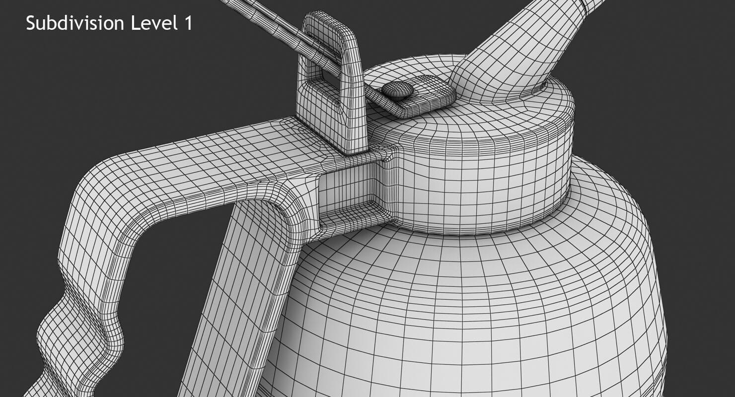 Oil Can - 3D Model by hdpoly