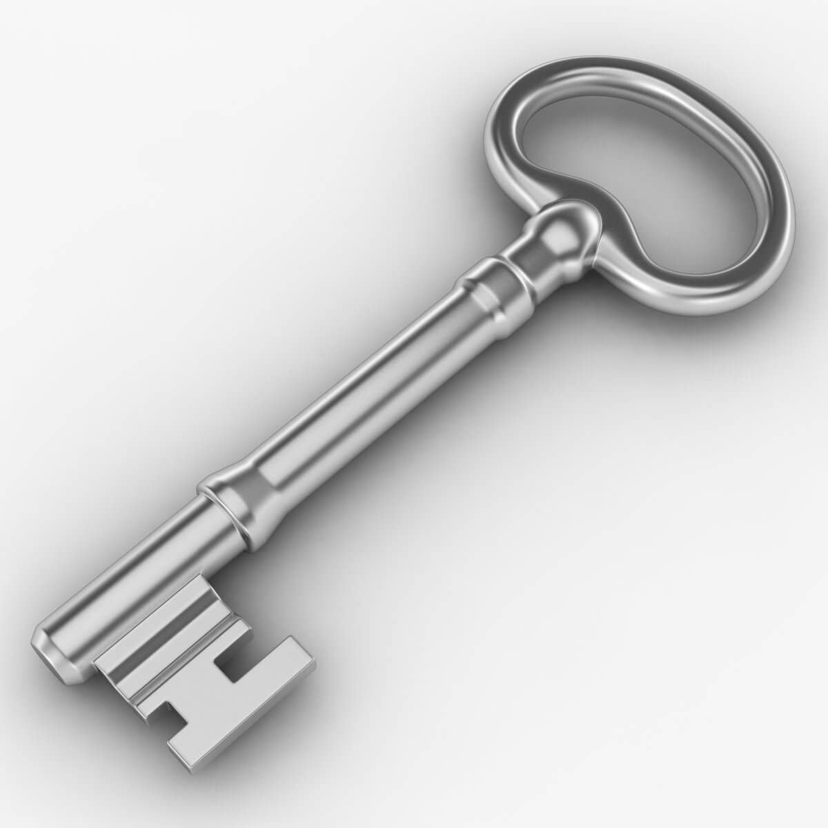 Old Key - 3D Model by hdpoly
